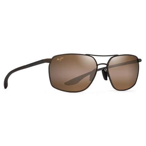Maui Jim Puu Kukui Bronze Polarized Rectangular Sunglasses