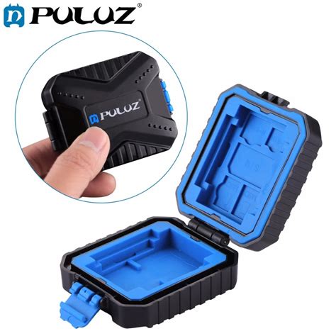 Aliexpress Com Buy PULUZ 11 In 1 Waterproof Memory SD Card Case Storage Box For 3SIM 2XQD