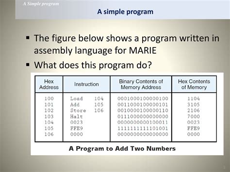 marie an introduction to a simple computer ppt download