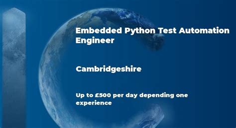 Callum Paliczka On Linkedin Vacancy Embedded Python Test Automation