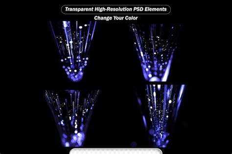 Premium Psd Flares Fireflies Green Purple Blue