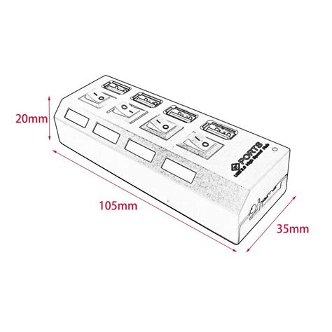 Usb 3 0 Hub Usb Hub 3 0 Multi Usb Splitter Hab 4 7 Vicedeal