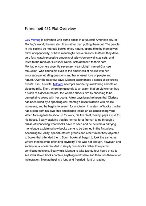 Solution Fahrenheit 451 Plot Overview Dracula Complete Solved Solution