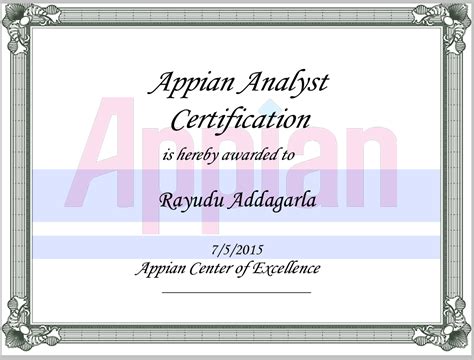 Business Process Management Bpm Appian Certification
