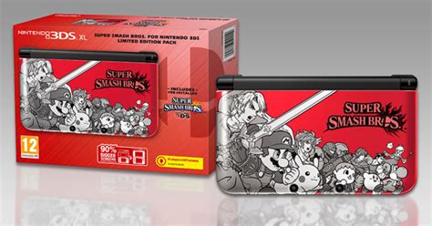 Console 3ds Xl Super Smash Bros Rouge édition Limitée