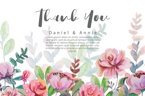 Watercolor Flower Background Frame 11954417 Vector Art At Vecteezy