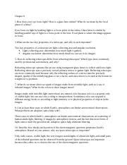 Homework2 Docx Chapter 6 1 How Does Your Eye Focus Light How Is A