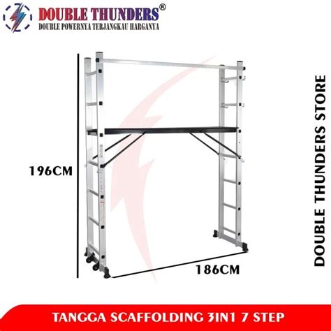 Jual Tangga Lipat Dt Tangga Lipat Model H Tangga Scaffolding 3in1