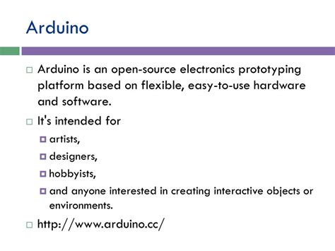 Ppt Arduino 1 Powerpoint Presentation Free Download Id3950211