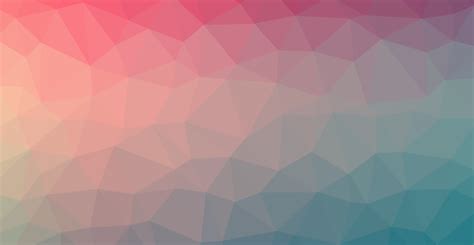 Wallpaper Segi Tiga Abstrak Lereng Gradien Lembut Linux Biru