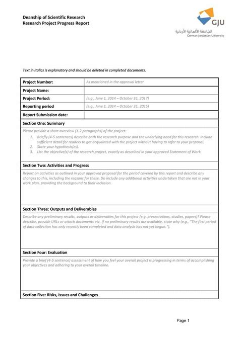 Project Status Report Templates Word Excel Ppt ᐅ Template Lab for Section Report Template