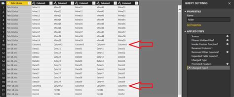 powerbi load multiple files from folder without duplicating headers