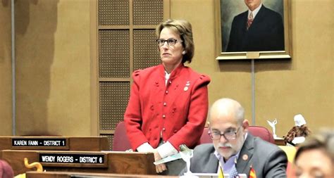 Sen Wendy Rogers Censured Stands Nearly Alone Arizona Capitol Times