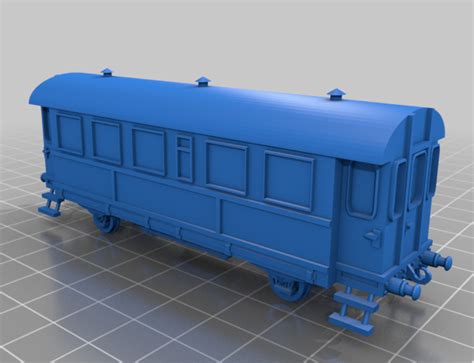 Stl File Drg Class 64 2 Axle Coaches 🚆・model To Download And 3d Print