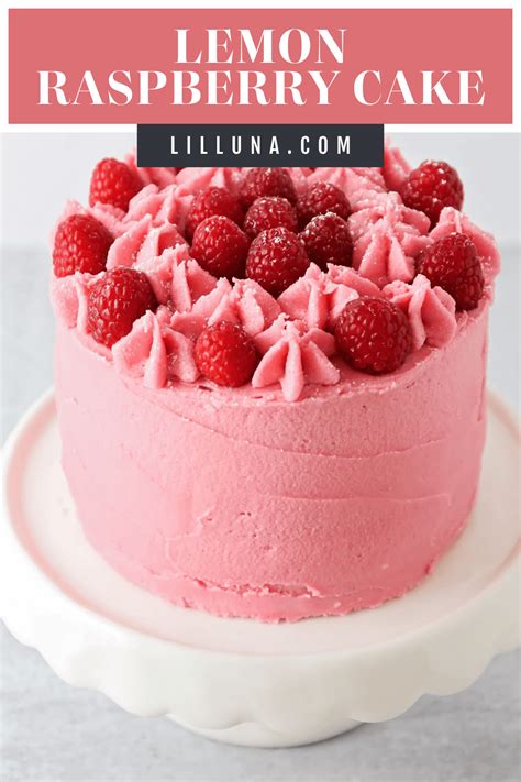 Lemon Raspberry Cake Lil Luna