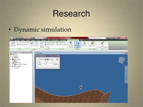 Dynamic Simulation Inventor