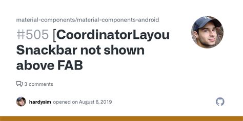 Coordinatorlayout Snackbar Not Shown Above Fab · Issue 505