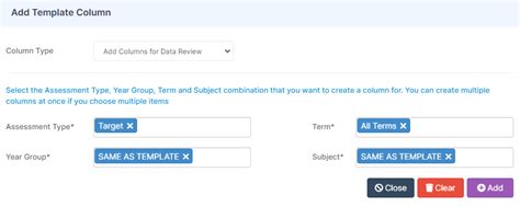 How To Add Columns For Data Review Bromcom Documentation Centre