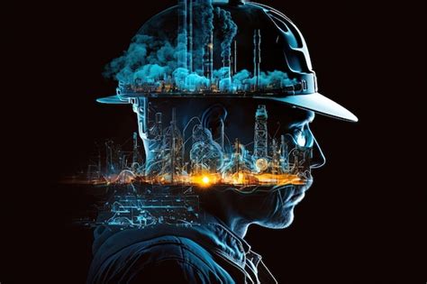 Konceptualny Projekt Graficzny Sektora Energetycznego I Przyszłej Produkcji Dzięki Podwójnej