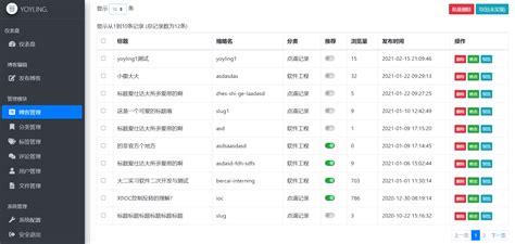 GitHub rawchen blog ssm 一个简单漂亮的博客系统 SSM