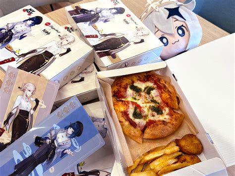 パイモン On Twitter 🍕！！！！ 夜蘭 凝光 原神ピザハットコラボ