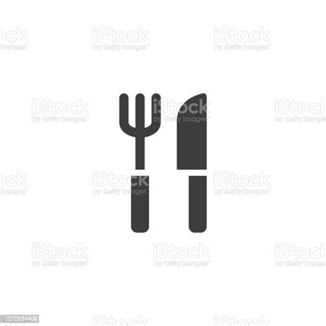 叉子和刀圖示向量圖形及更多叉圖片 叉 吃飯 圖示 Istock