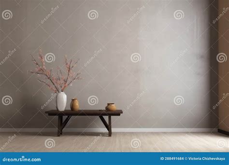 Decor Wall Vase Contemporary Design Space Plaster Interior Flower Copy