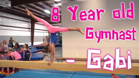 Meet 8 Year Old Gymnast Gabi Rachel Marie Youtube