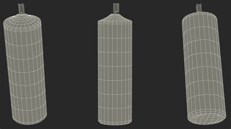 조명된 흰색 왁스 기둥 양초 3d 모델 19 3ds Blend C4d Fbx Max Ma Lxo Obj Free3d