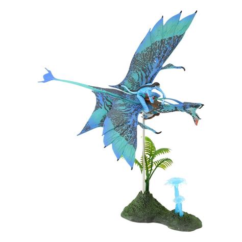 Avatar Figurines Deluxe Large Jake Sully And Banshee