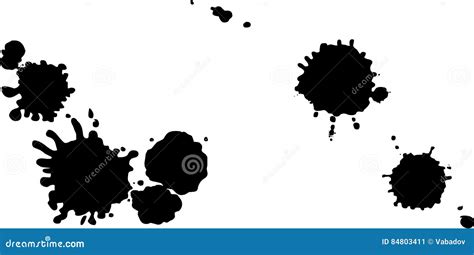 墨水黑传染媒介斑点 向量例证 插画 包括有 背包 墨水 任意 小点 投反对票 抽象 吹动 例证 84803411