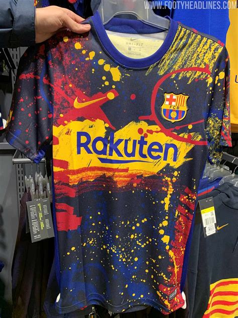 CRAZY Nike FC Barcelona 2020 Pre Match Jersey Released Footy Headlines