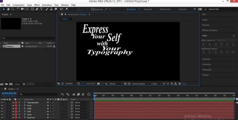Typography In After Effects How To Create Typography In After Effect