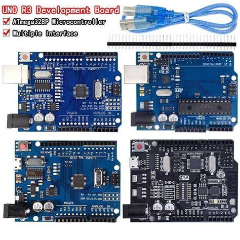 Official 1set Box Atmega16u2 Uno Wifi Mega328p Chip Ch340g For Arduino Uno R3 Developmen