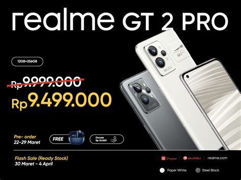 Realme GT 2 Pro Resmi Diluncurkan Harga Rp 9 Jutaan Jagat Gadget