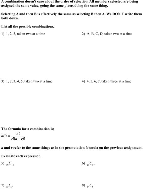 Solved NCr N R N R These Are All Combination Problems Chegg