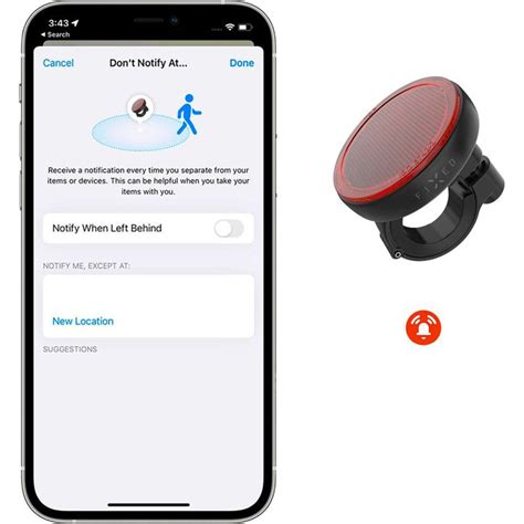 Lokalizator Fixed Reflector Smart Tracker Find My Czarno Czerwony Pancernik Eu 8591680165810
