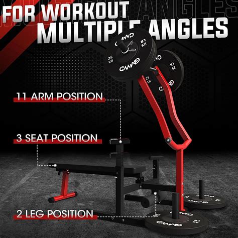 GMWD Chest Press Machine 1250LBS Bench Press Machine