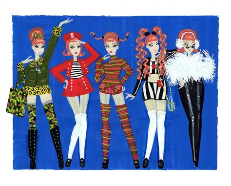Amber Fashion Illustration — Pidgin Doll Fashion Illustration Art