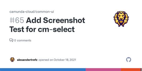 Add Screenshot Test For Cm Select Issue 65 Camunda Cloud Common Ui