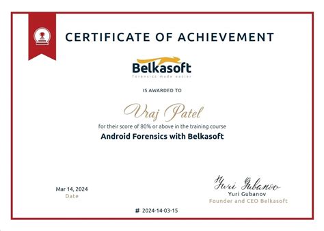 Vraj Patel On Linkedin Digitalforensics Belkasoft Androidforensics