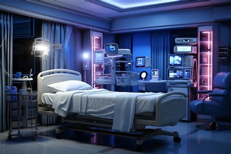 Premium Ai Image Neural Network Fine Tunes Hospital Recovery Room