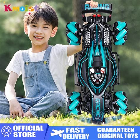 Rc 스턴트 차량 수륙양용 리모컨 양면 플립 및 드리프트 기능 야외 장난감으로 어린이에게 최고의 선물 핸드폰닷컴