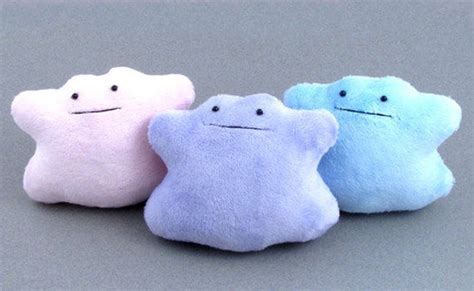 Pokemon Shiny Ditto Plush By Patchworkshark On Etsy
