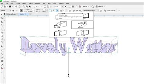 How To Create 3D Text In CorelDRAW