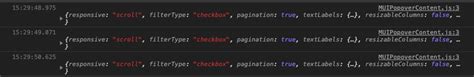 You introduced a console.log · Issue #270 · gregnb/mui-datatables · GitHub