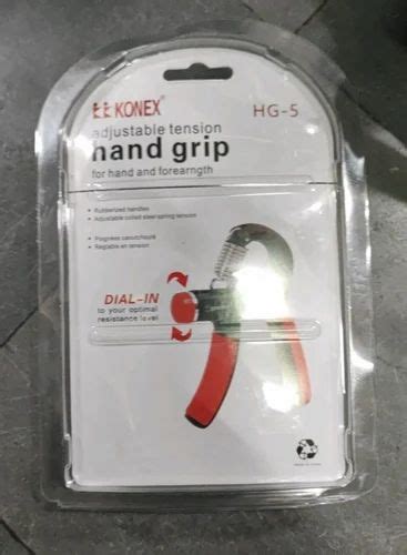 Orange And Silver Abs Plastic Heavy Hand Grip For Exercise At Rs 250