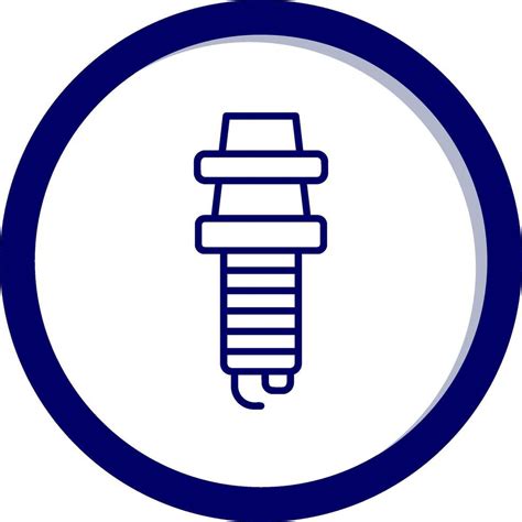 Spark Plug Vector Icon 38719591 Vector Art At Vecteezy