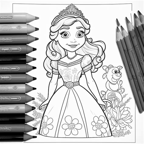 49 000 Princess Element Coloring Pictures