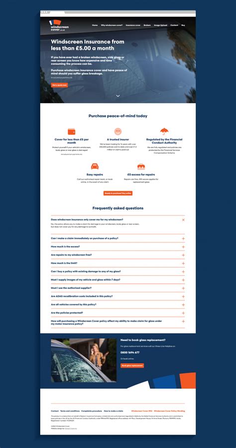 Identity Design And Website Development For Windscreen Insurance